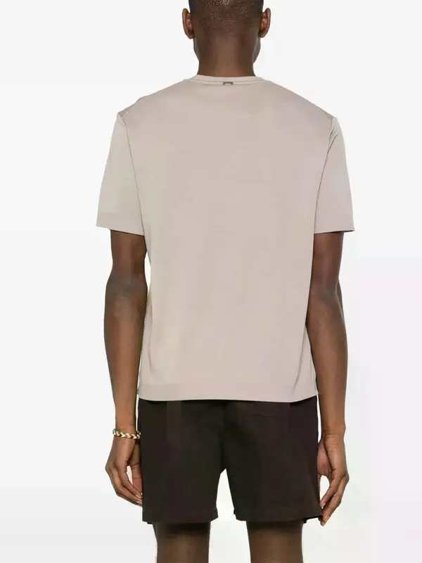 Herno Logo-plaque Cotton T-shirt