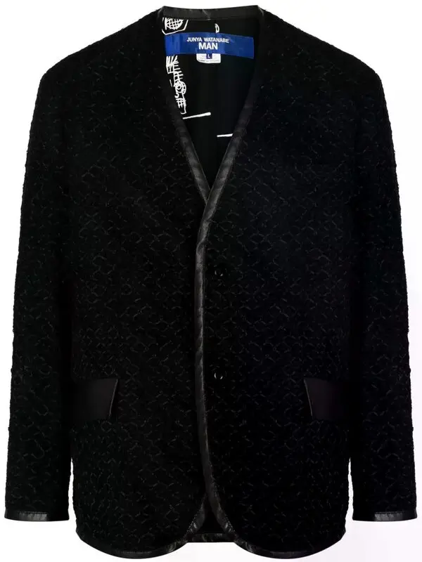 Junya Watanabe V-neck Single-breasted Jacket