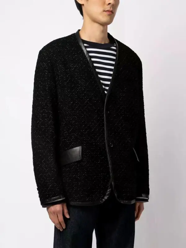 Junya Watanabe V-neck Single-breasted Jacket