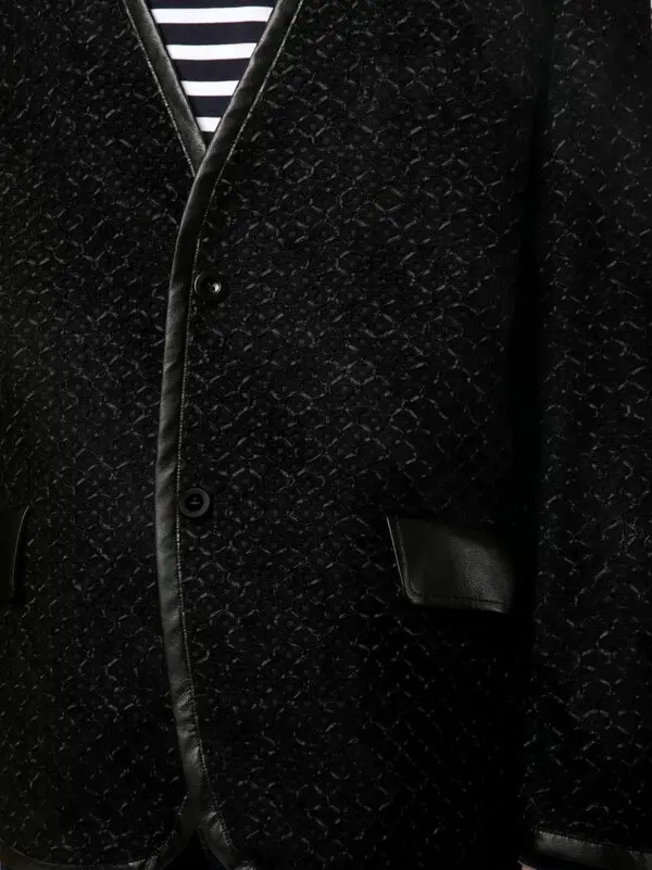 Junya Watanabe V-neck Single-breasted Jacket
