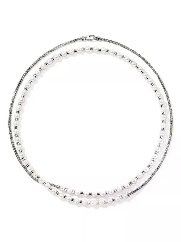 John Hardy Jh Essential Pearl Necklace - Silver