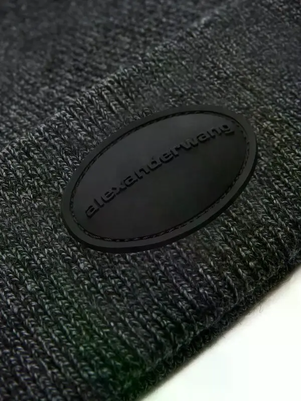 Alexander Wang Logo-patch Beanie
