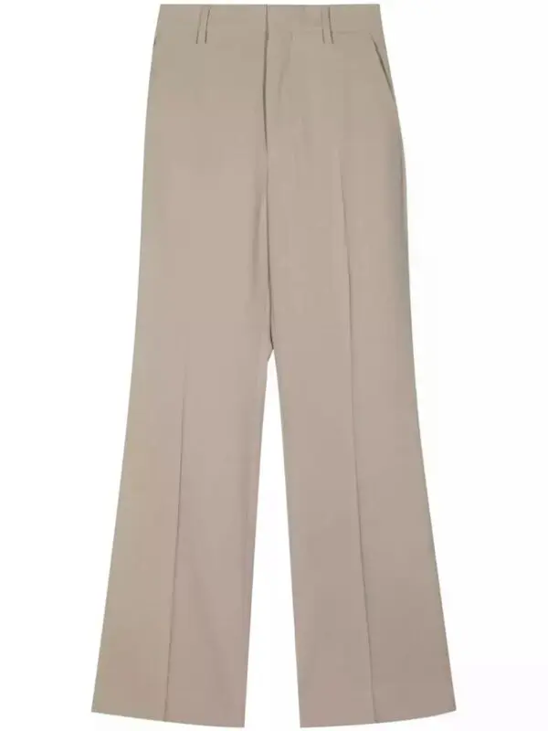 AMI Paris Flared Twill Trousers