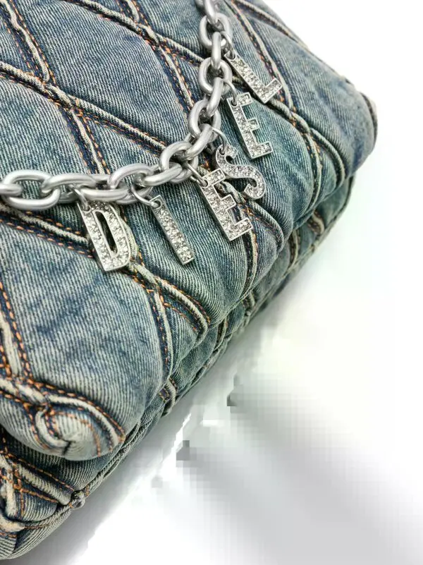 DIESEL® Denim Shoulder Bag - Blue