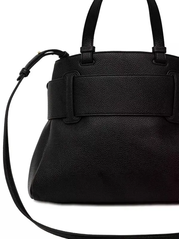 Armani Exchange Textured Leather Tote Bag