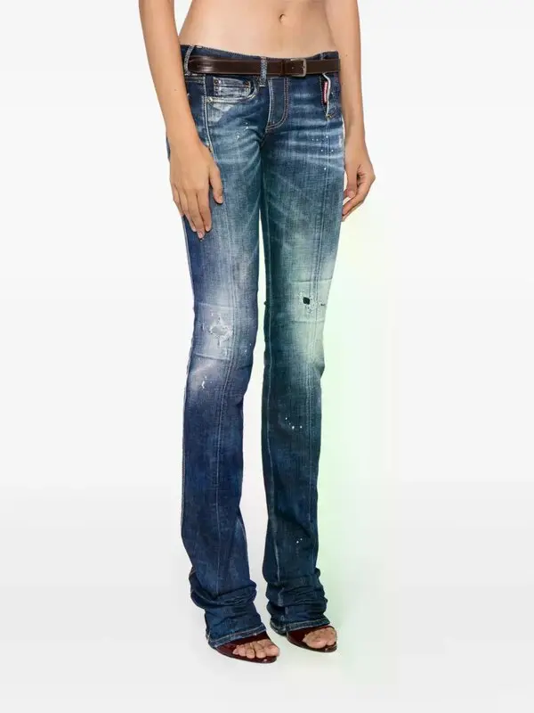 Dsquared2 Sharpey Low-rise Skinny Jeans
