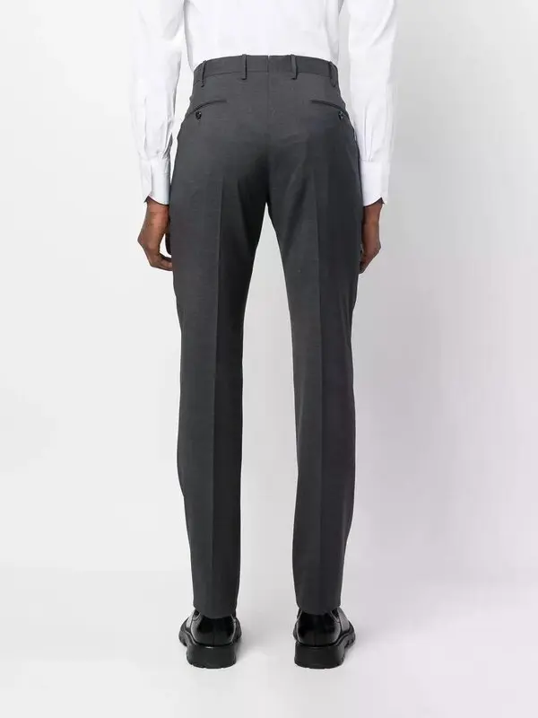 PT TORINO Tailored-cut Tapered Trousers