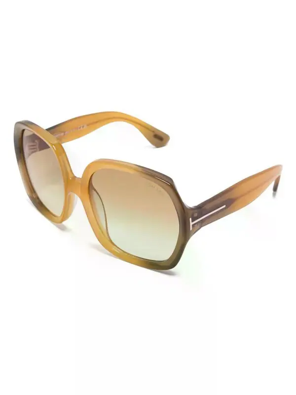 TOM FORD Oversized Sunglasses - Brown