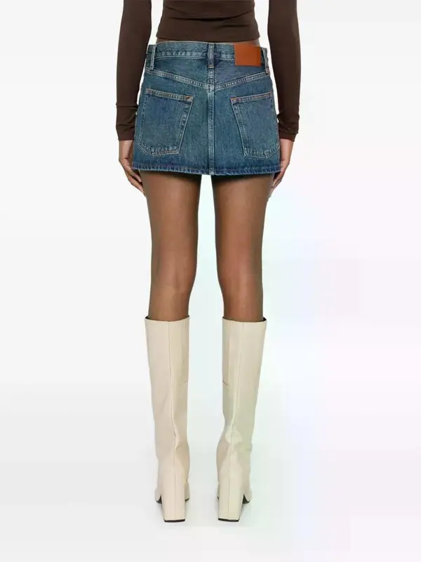 Wardrobe.NYC Micro Mini Denim Skirt