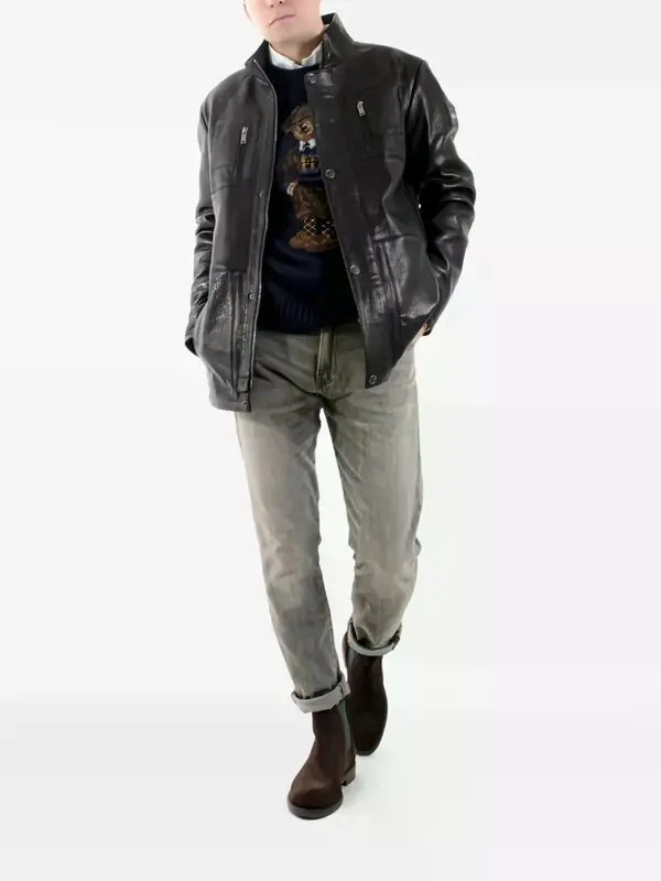 POCHE PARIS Faux-leather Jacket