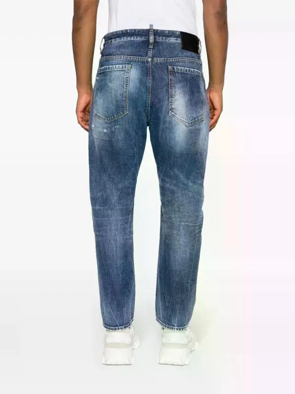 Dsquared2 Ripped Cropped Jeans