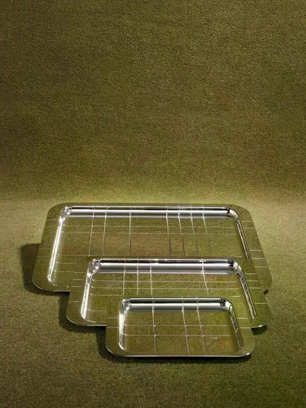 Christofle Graphik Rectangular Tray