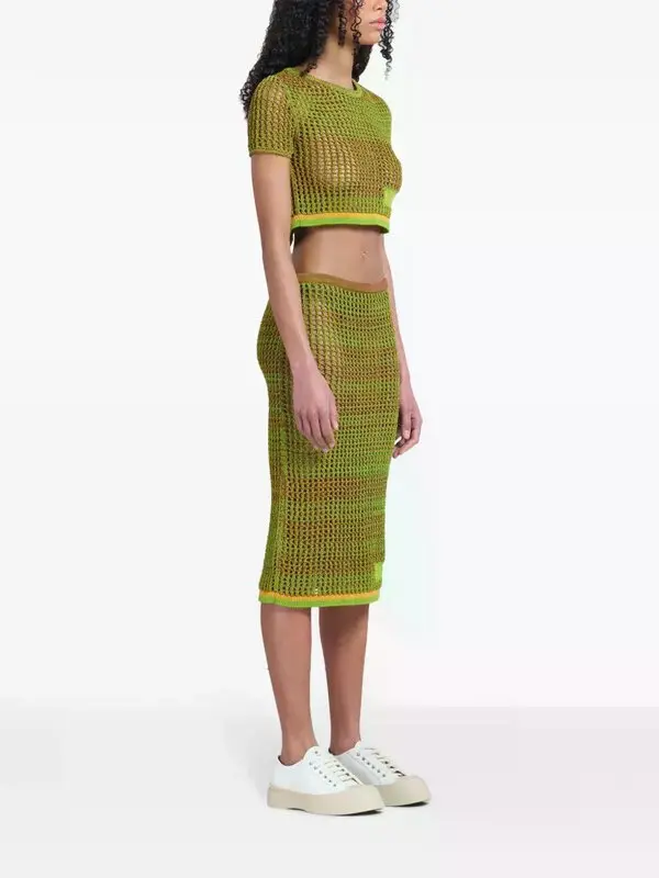 Marni Crochet-knit Cropped Top