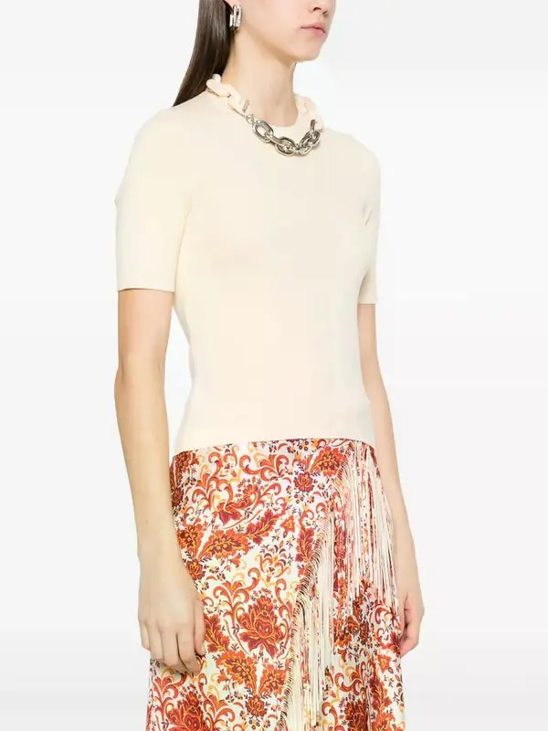 Rabanne Chain-link Detail Top - Neutrals