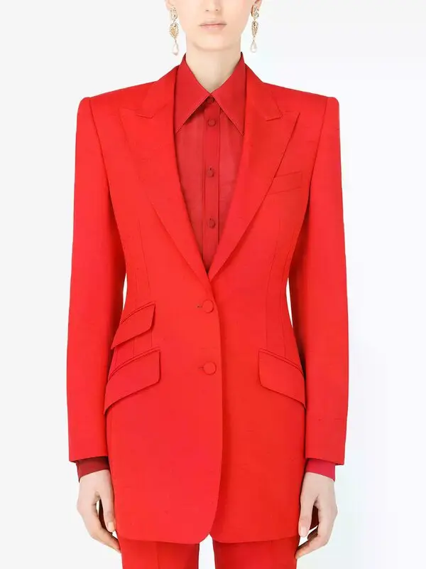 Dolce & Gabbana Single-breasted Silk-blend Blazer