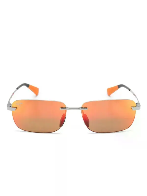 Maui Jim Lanakila Rimless Sunglasses - Silver