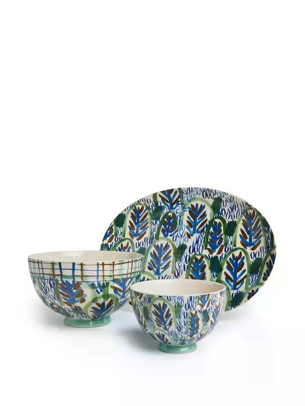 SERAX Japanese Kimonos Oval Plate