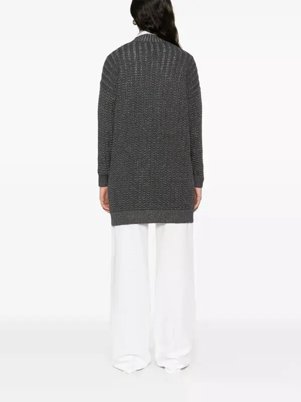 Eleventy Metallic-threading Cardigan