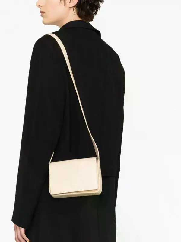 JIL SANDER Leather Shoulder Bag - Neutrals