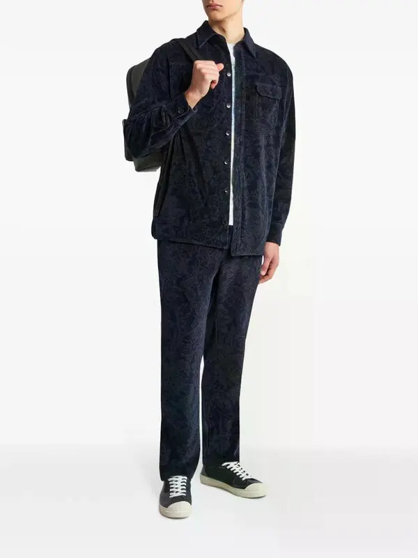 Etro Paisley Jacquard Slim-cut Trousers