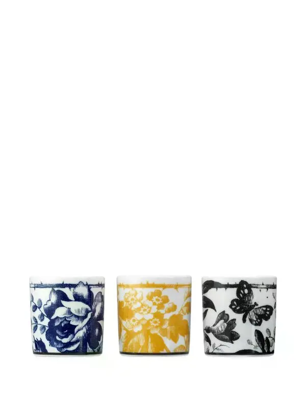Gucci Herbarium-print Candle - White