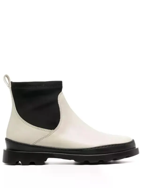 Camper Brutus Contrasting-panel Boots - Neutrals