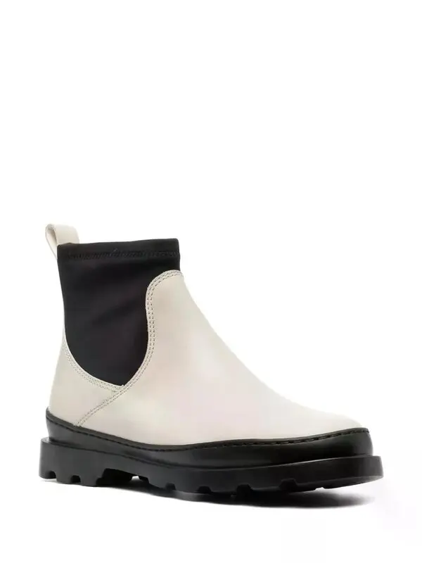 Camper Brutus Contrasting-panel Boots - Neutrals