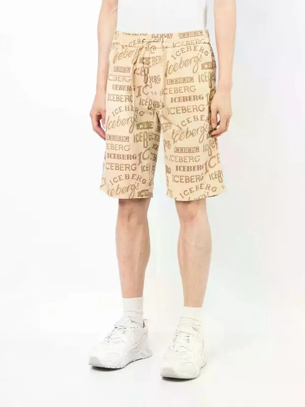 Iceberg Logo-print Deck Shorts