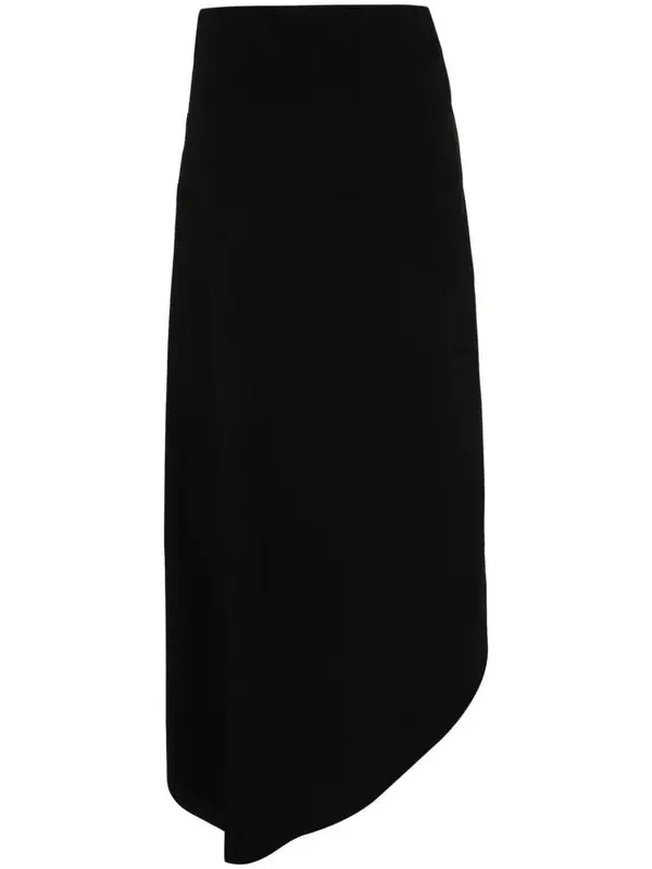 Gauge81 Ribbed Asymmetric Skirt