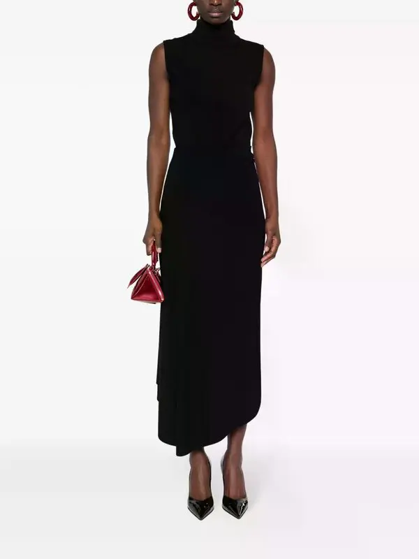 Gauge81 Ribbed Asymmetric Skirt