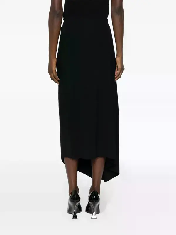 Gauge81 Ribbed Asymmetric Skirt