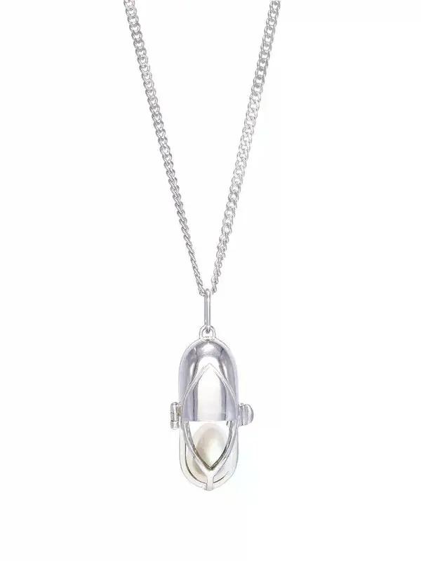 CAPSULE ELEVEN Pearl Pendant - Silver