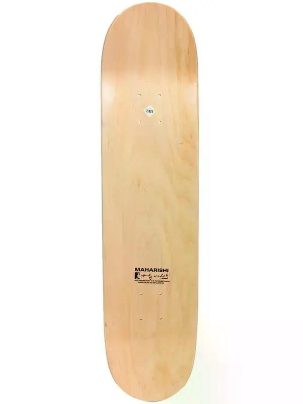 MAHARISHI Logo-print Detail Skateboard - Brown