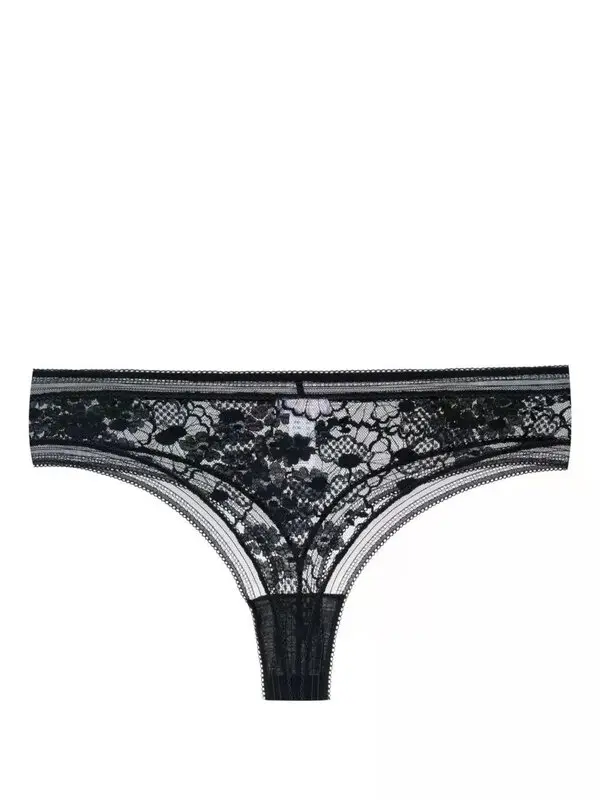 ERES Tisane Lace Tanga Briefs - Blue