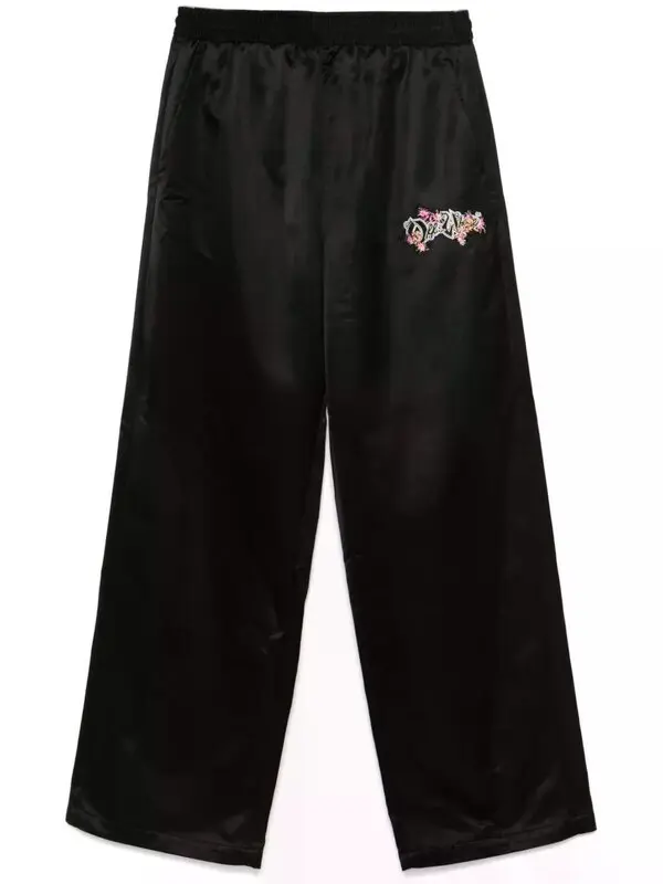 Off-White Logo-embroidered Trousers