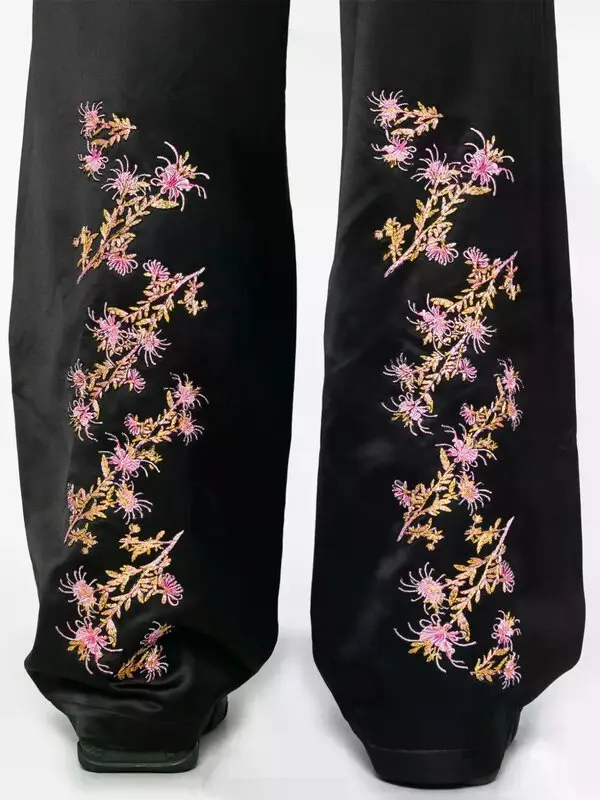 Off-White Logo-embroidered Trousers
