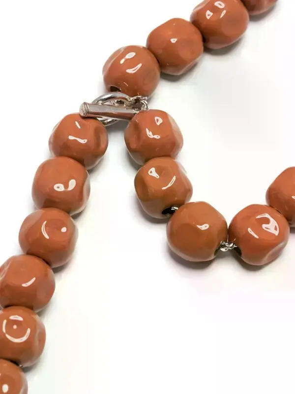 JIL SANDER Enamel Beaded Necklace