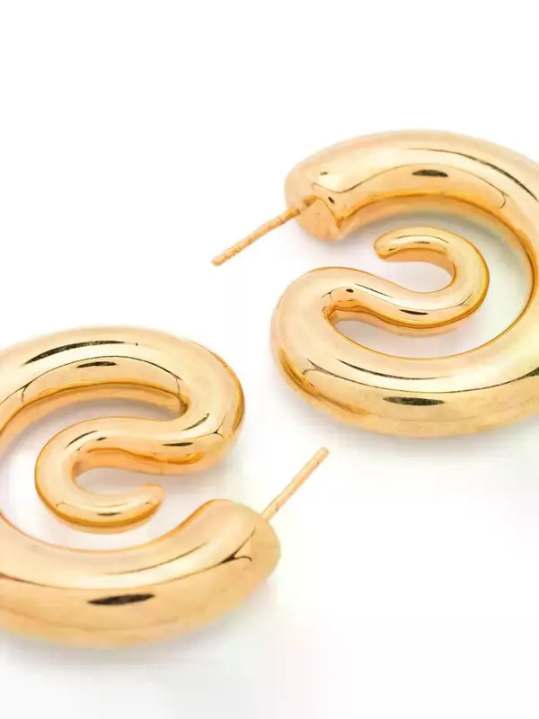 PANCONESI Small Serpent Hoop Earrings - Gold