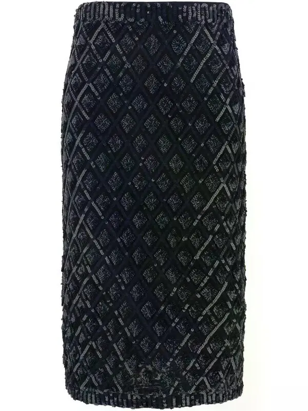 P.a.r.o.s.h Sequinned Midi Skirt