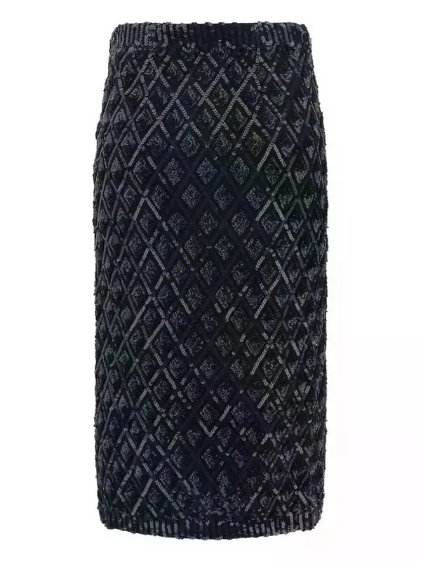 P.a.r.o.s.h Sequinned Midi Skirt