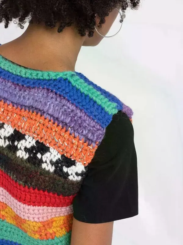 Dsquared2 Striped Knitted Waistcoat