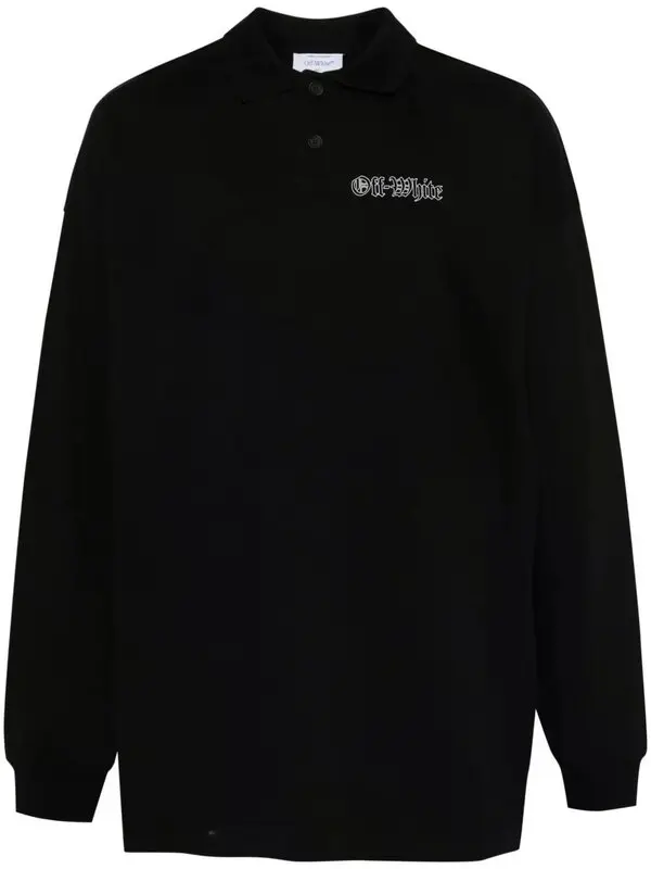 Off-White Gang-print Polo Shirt