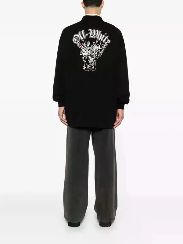 Off-White Gang-print Polo Shirt