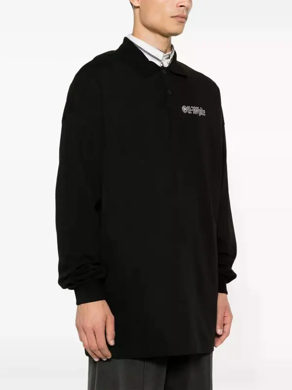 Off-White Gang-print Polo Shirt
