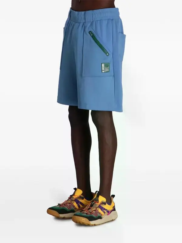 Moschino Logo-embroidered Track Shorts