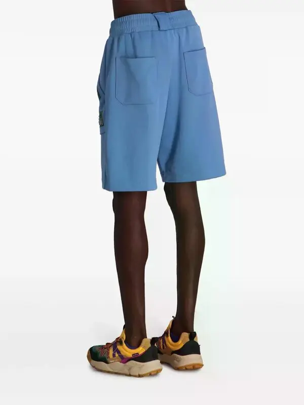 Moschino Logo-embroidered Track Shorts