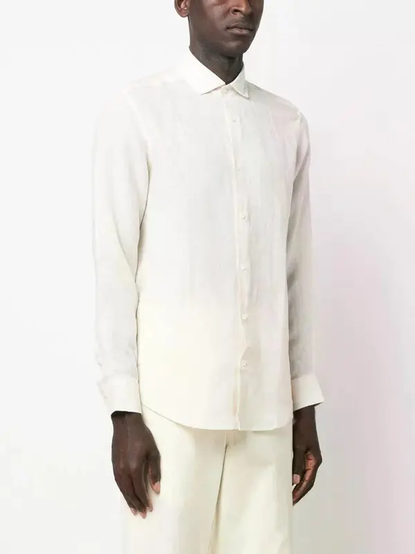 Frescobol Carioca Linen Long-sleeve Shirt