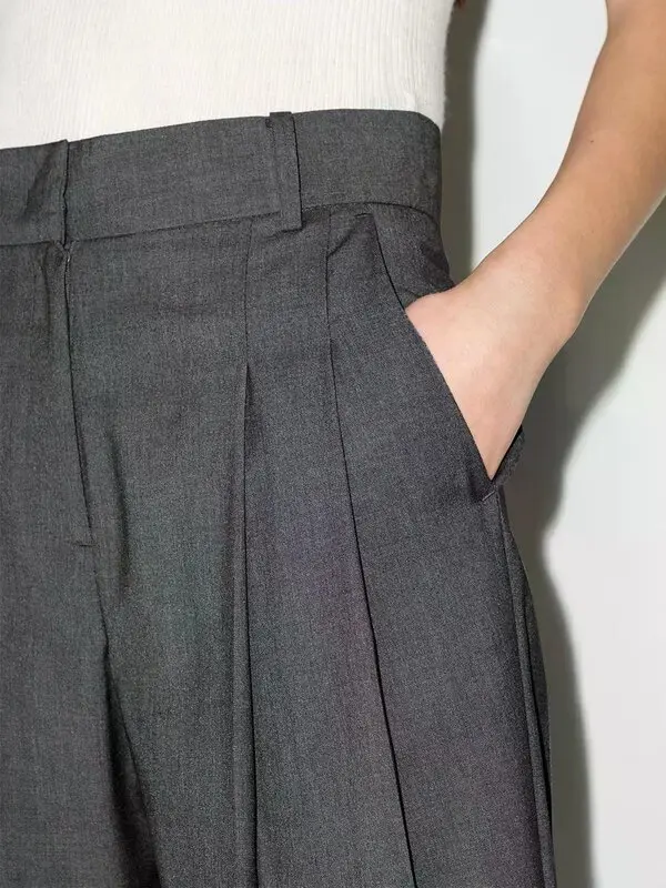THE FRANKIE SHOP Gelso High-waisted Darted Trousers