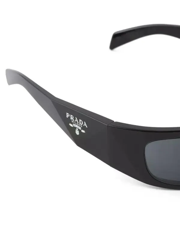 Prada Symbole Wraparound-frame Sunglasses