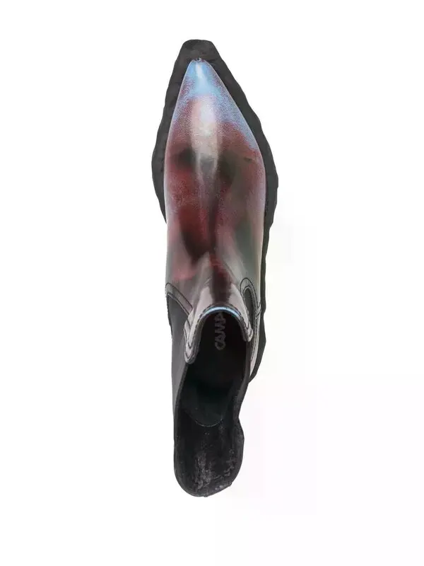 Camper Leather Ankle Boots
